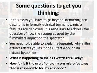 Writing your micro essay | PPTX