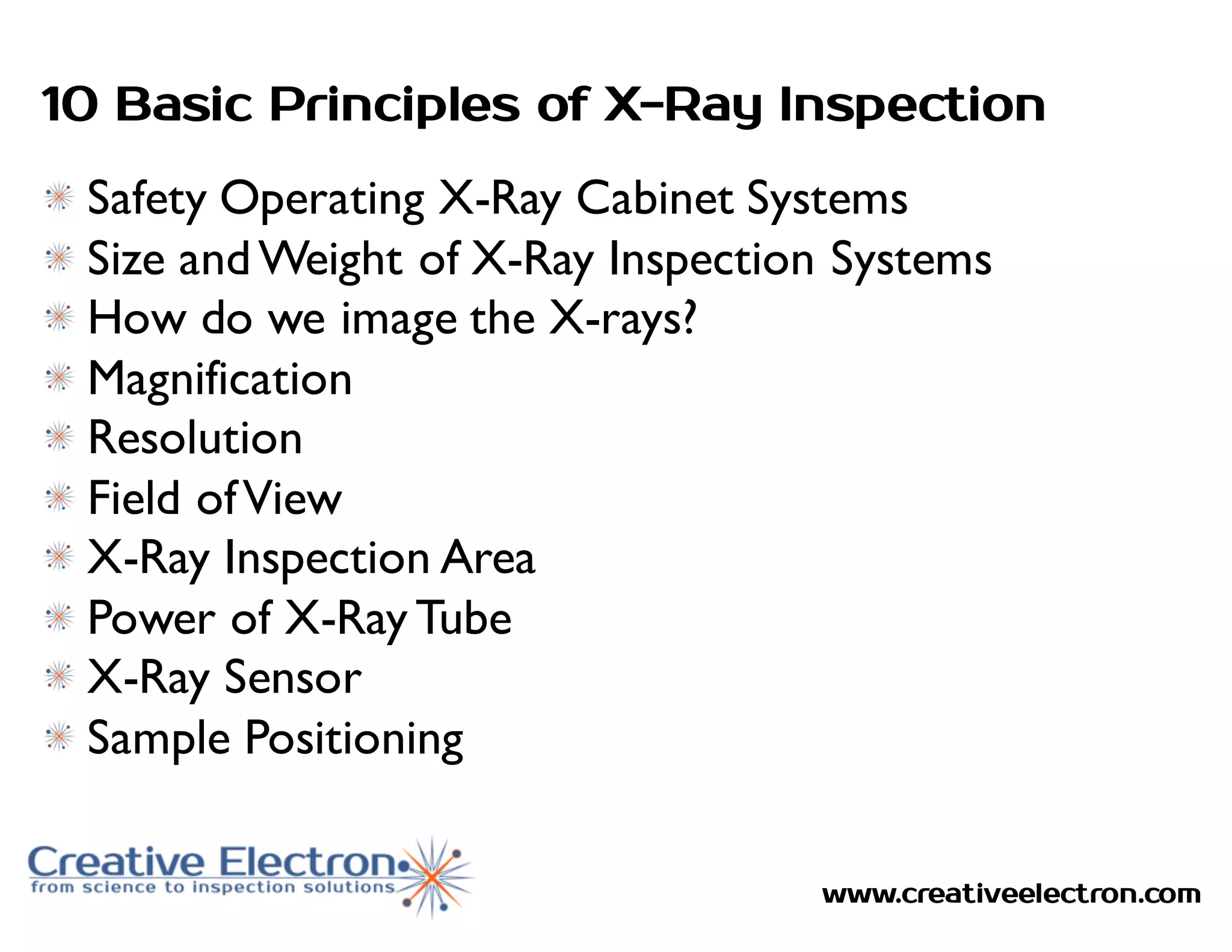 X-Ray Inspection and Applications | PDF