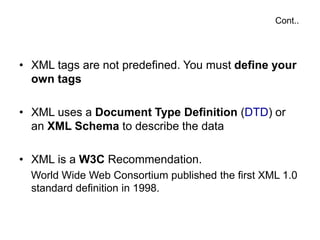 1 xml fundamentals | PPT