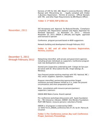 ENEDA is 10 Year End Report | PAGES