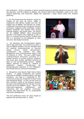 ENEDA is 10 Year End Report | PAGES