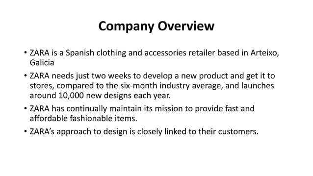 Case Study zara_solution | PPTX | Retail Industry | Industries
