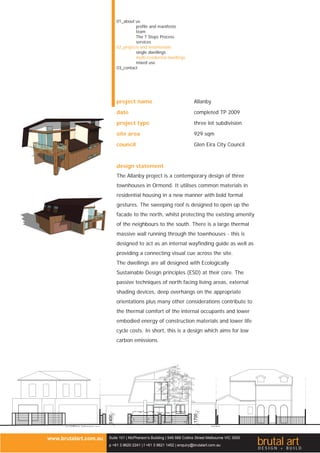 Brutal Art Design + Build Capability Statement | PDF
