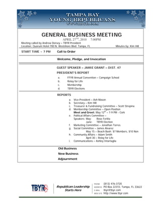 10 04-27 agenda | PDF