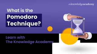 Master the Pomodoro Technique and supercharge your productivity! | PPT