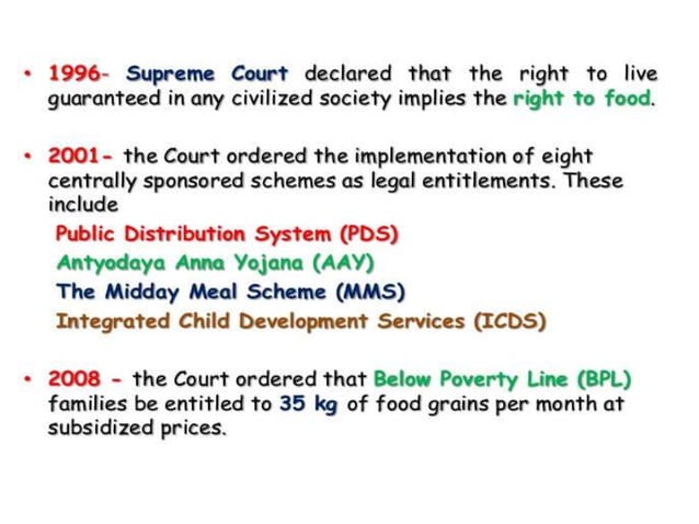 FOOD SECURITY ACT | PPTX