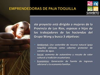 SAMBITO Presentación Comercial ECOPROYECTOS | PPT