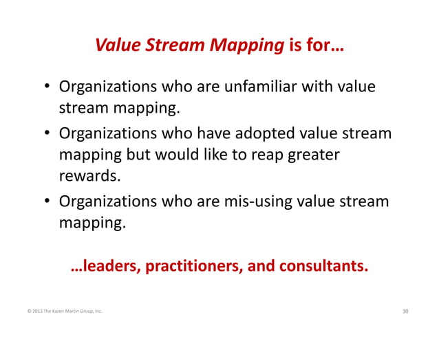 Value Stream Mapping: How to Visualize Work & Align Leadership for ...