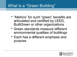 Green building concepts and different applications | PPT