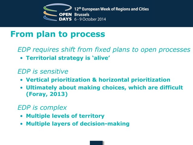 From Plan to Process: Governance and Lleadership Implications of RIS3 | PPT