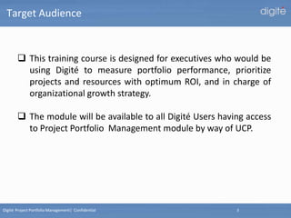 Project and Portfolio Management Training | PPTX