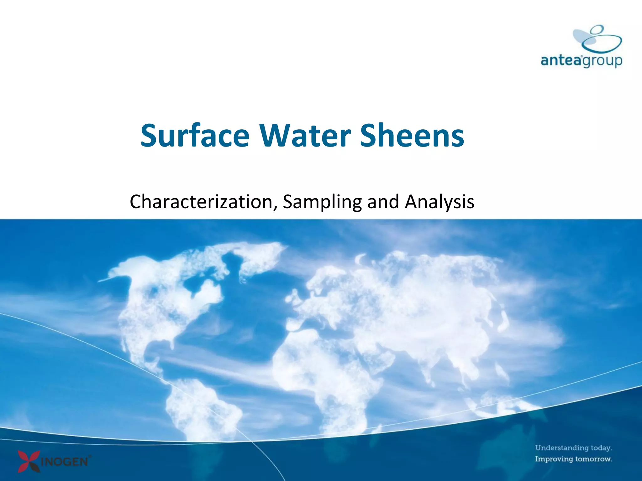 Surface Water Sheen Chracterization Sampling and Analysis | PDF