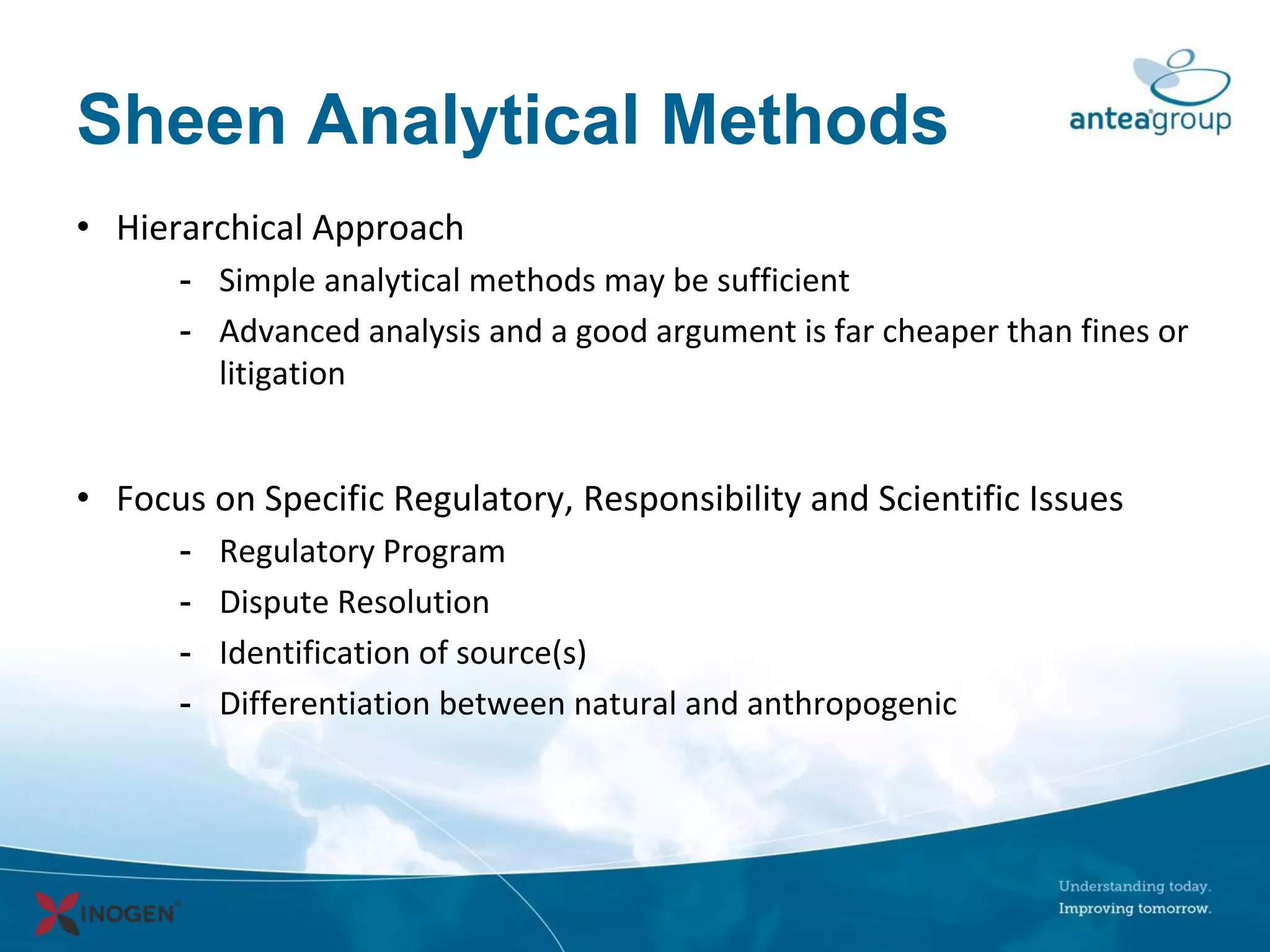 Surface Water Sheen Chracterization Sampling and Analysis | PDF