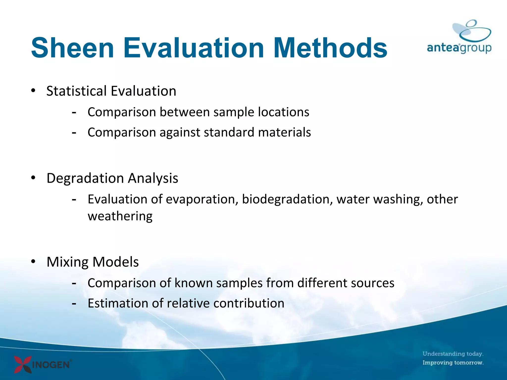 Surface Water Sheen Chracterization Sampling and Analysis | PDF