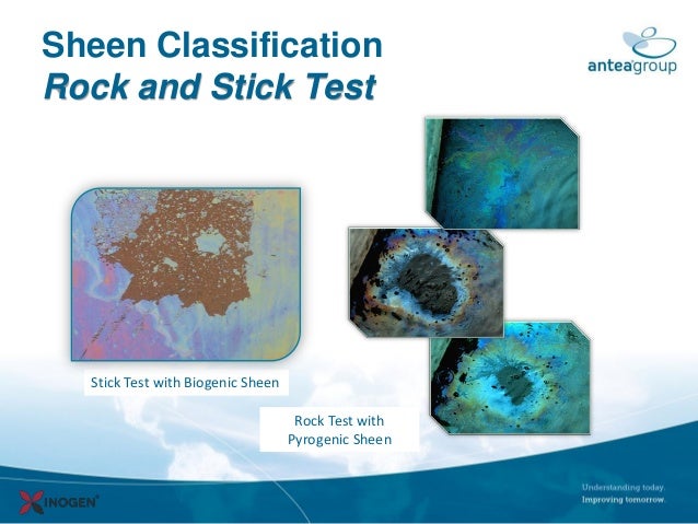 Surface Water Sheen Chracterization Sampling and Analysis