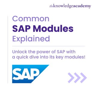 Want to explore SAP’s capabilities? Start by understanding these ...