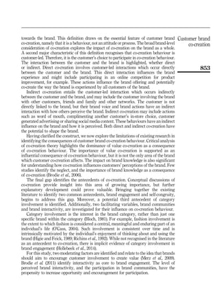 Customer brand-co creation: a conceptual model | PDF