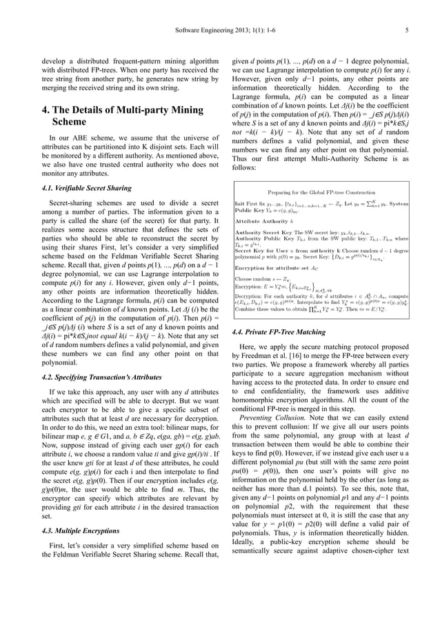 To Allot Secrecy Safe Association Rules Mining Schema Using Fp Tree Pdf