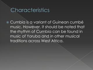 10 11 cumbia | PPTX