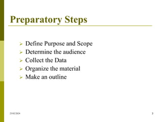 10-11 Preparatory Stepstechnicalreport.ppt