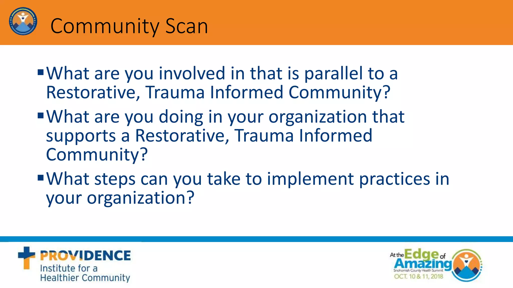 Edge of Amazing: Breakout Session A - Creating a trauma-informed ...