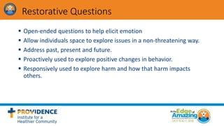 Edge of Amazing: Breakout Session A - Creating a trauma-informed ...