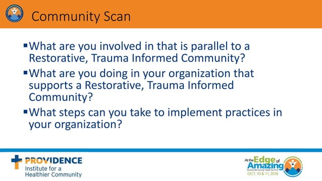 Edge of Amazing: Breakout Session A - Creating a trauma-informed ...
