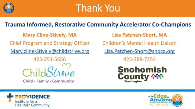 Edge of Amazing: Breakout Session A - Creating a trauma-informed ...