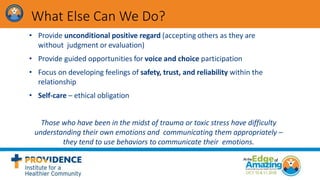 Edge of Amazing: Breakout Session A - Creating a trauma-informed ...