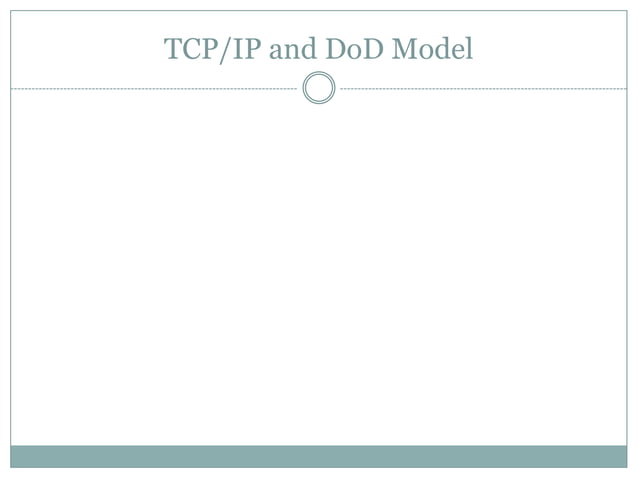 10. tcp ip and do d model | PPT