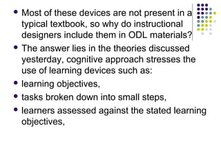 10. concept of odl course materials | PPT