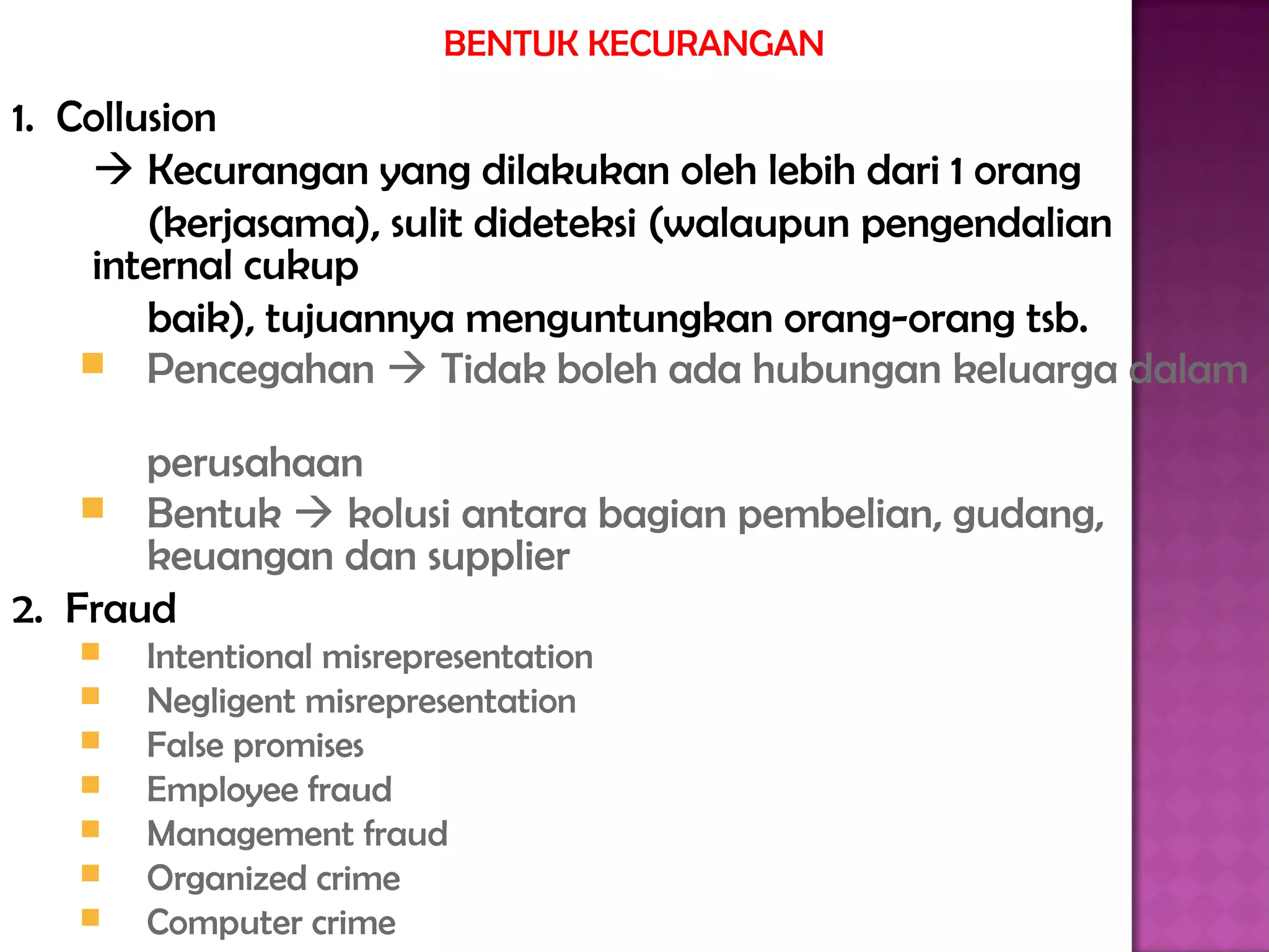 10.audit kecurangan | PPT