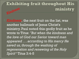 10. The Perfect Example of the Fruit of the Spirit | PPT