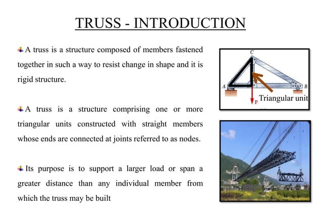 presentation based on Truss and Frame | PPTX | Physics | Science