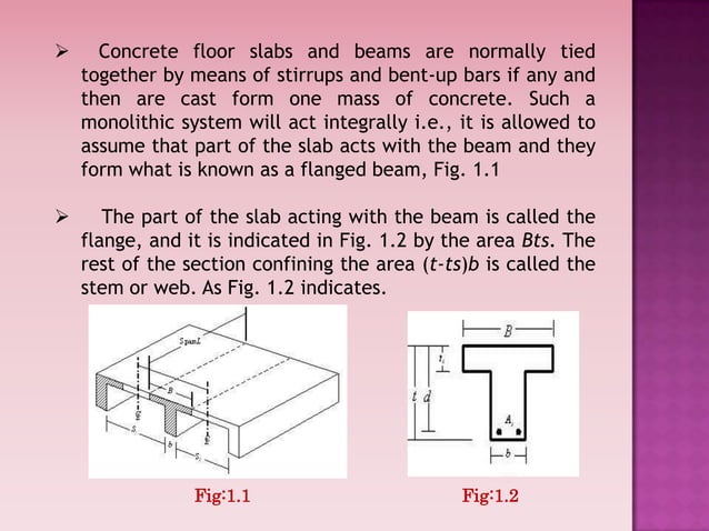 T beam design by WSD method | PPTX | Civil Engineering Industry ...