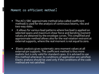 10.01.03.128 ( statically indeterminate structure:moment coefficient method) | PPT