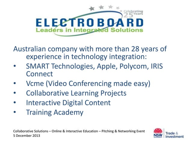 CS Education Event - Electroboard | PPTX