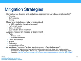 Causes and Mitigation of Manhole Events | PDF