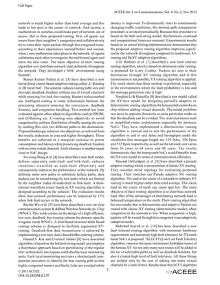 Analysis of Latency and Throughput of 2D Torus Topology using Modified XY Routing Algorithm | PDF