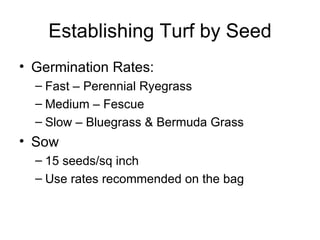 Establishing Turf | PPT