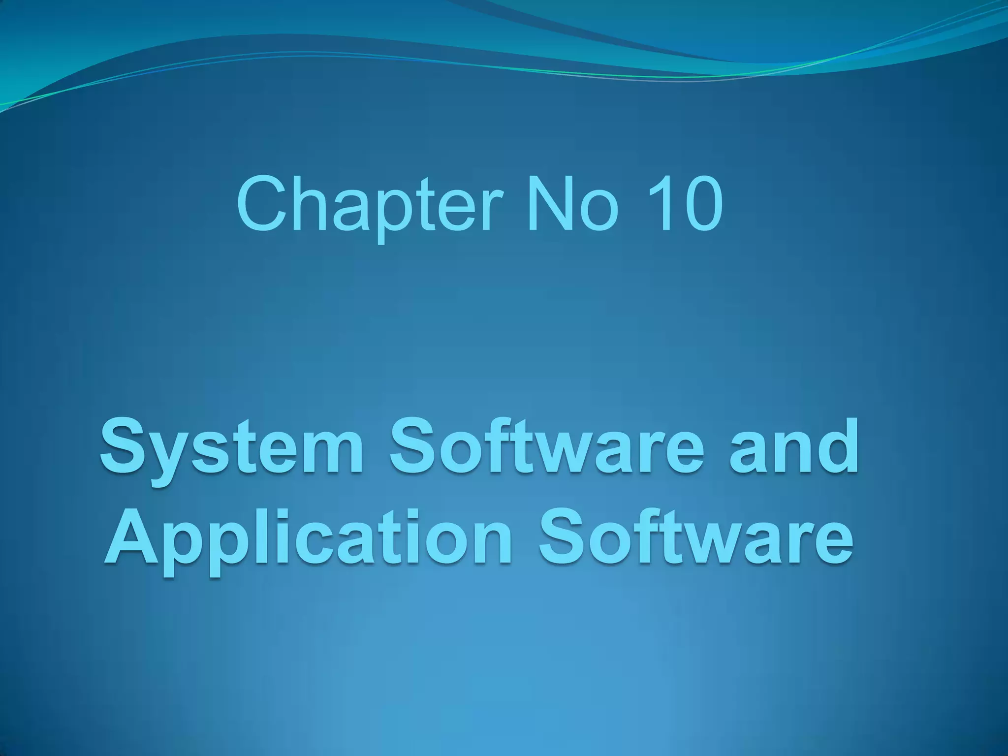 Application Software And System Software Pptx Computing Technology And Computing