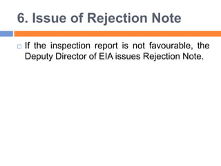 Pre- shipment inspection during Export | PPTX