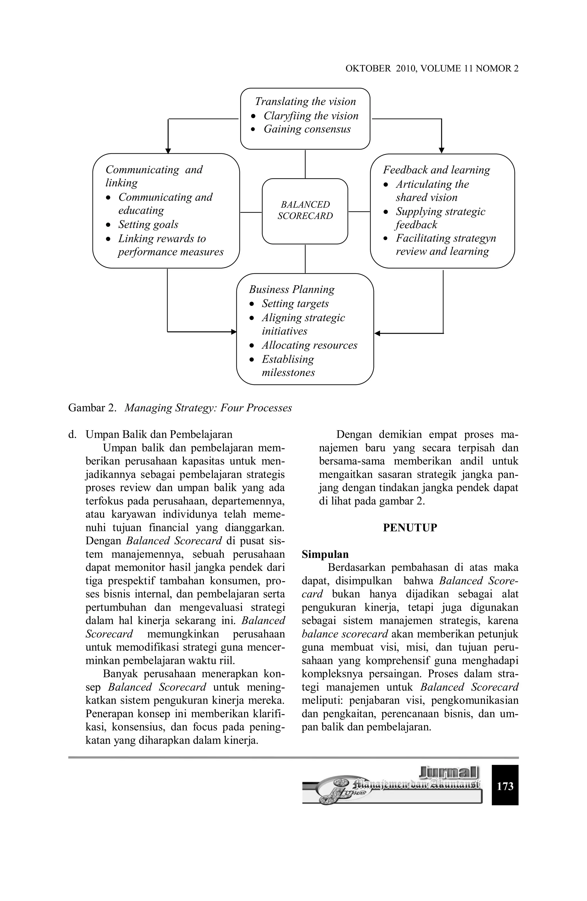 balanced scorecard dan manajemen strategik | PDF