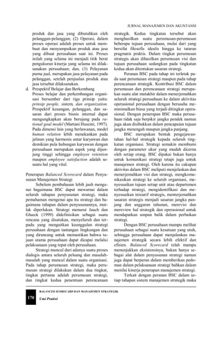 balanced scorecard dan manajemen strategik | PDF