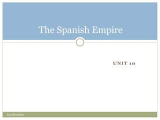 Spanish Empire (2º ESO). Images. | PPTX