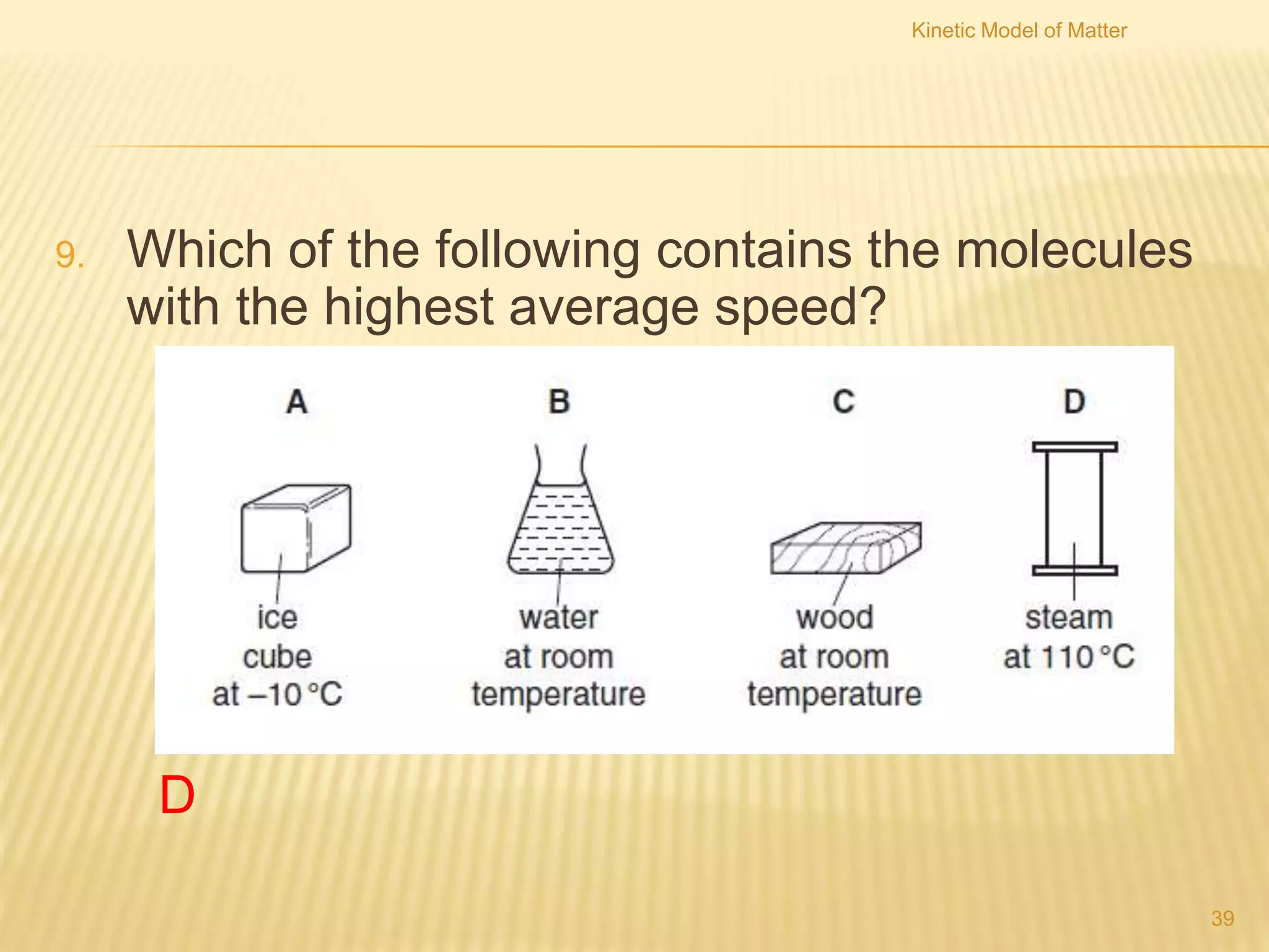 Kinetic Model of Matter | PPTX