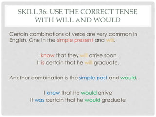 Problems with the use of the verb | PPTX