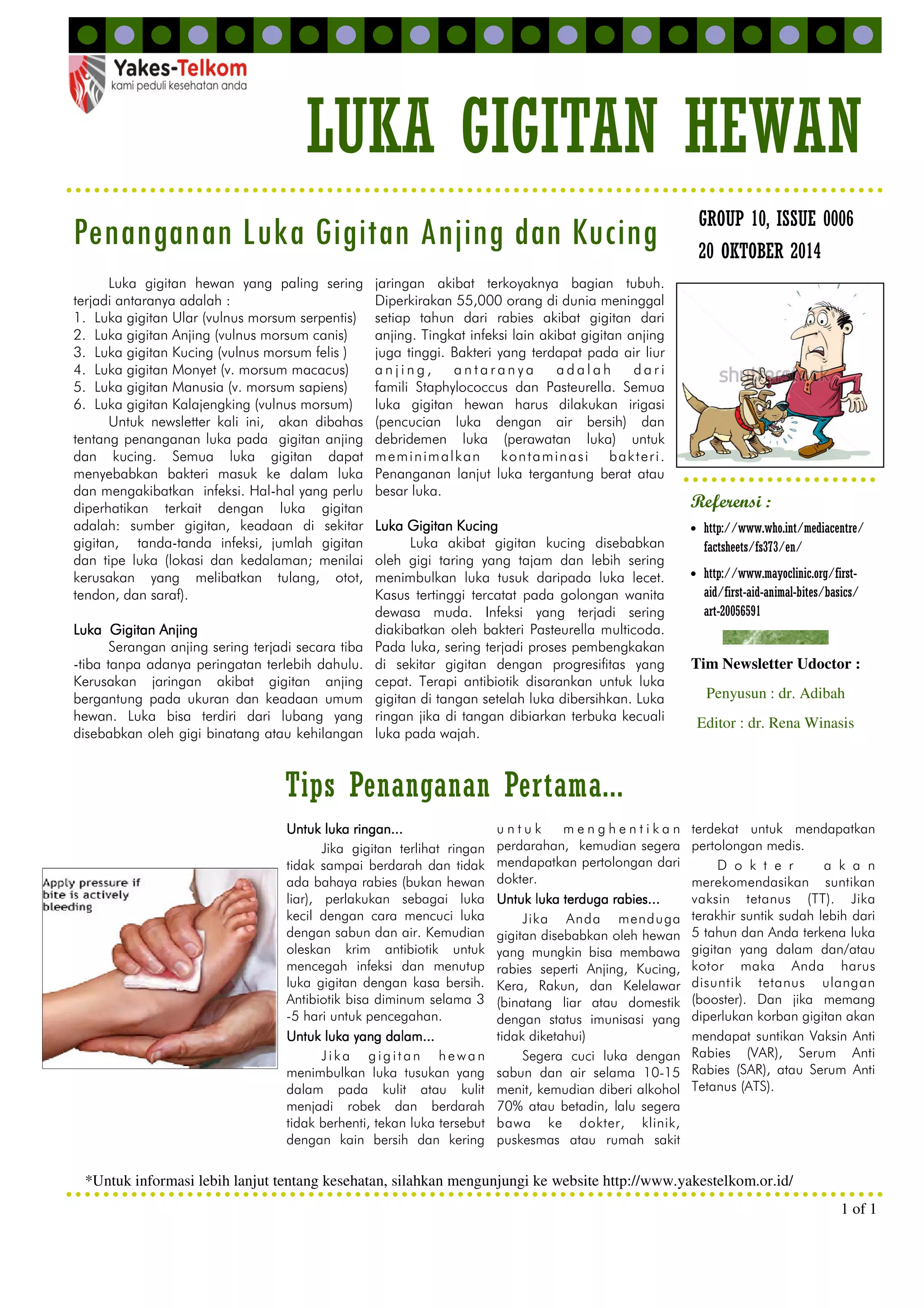 Luka gigitan hewan | PDF