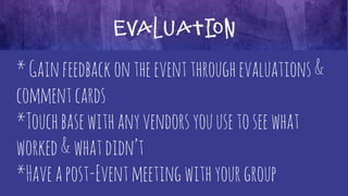 Event Planning & Programming Workshop | PDF