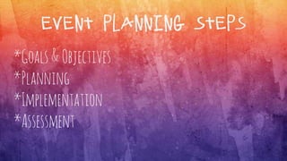 Event Planning & Programming Workshop | PDF